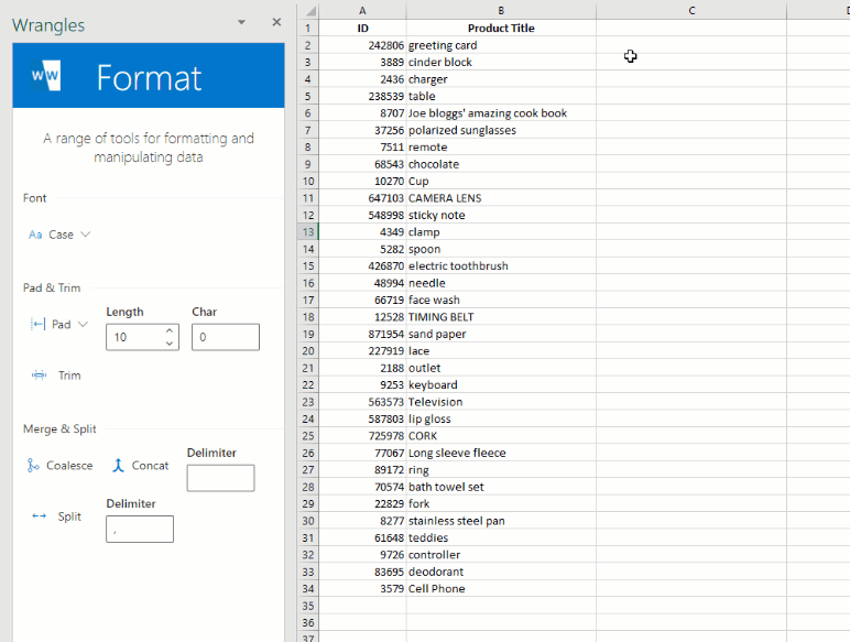 Excel Wrangling Add-ins • WrWx